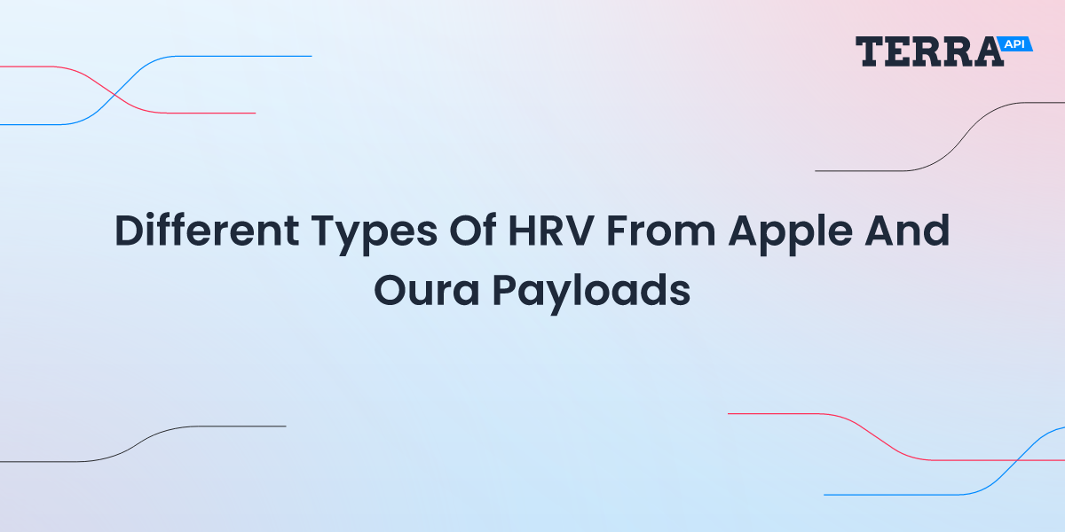 Different types of HRV from Apple and Oura payloads | Terra API