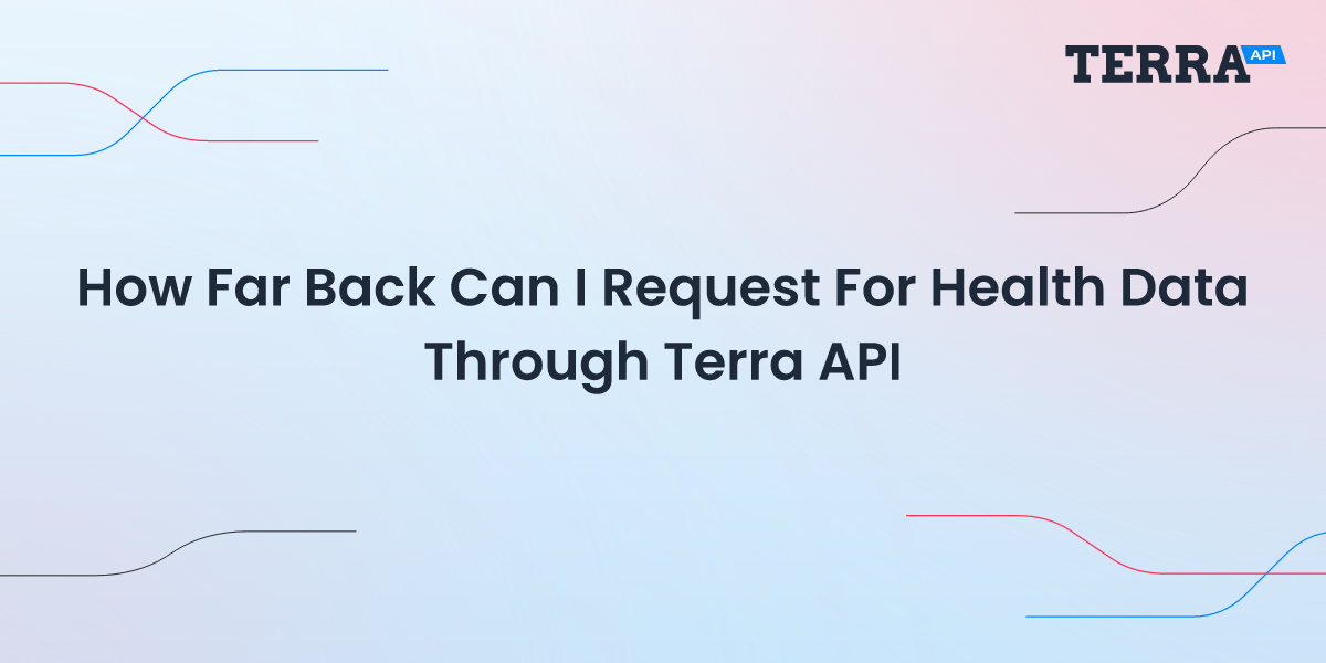 How Far Back Can I Request For Health Data Through Terra Api Terra Api